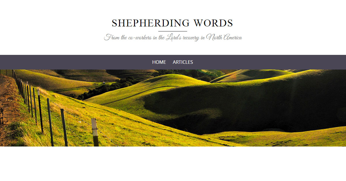 Twisting Ron Kangas’s Words – Shepherding Words